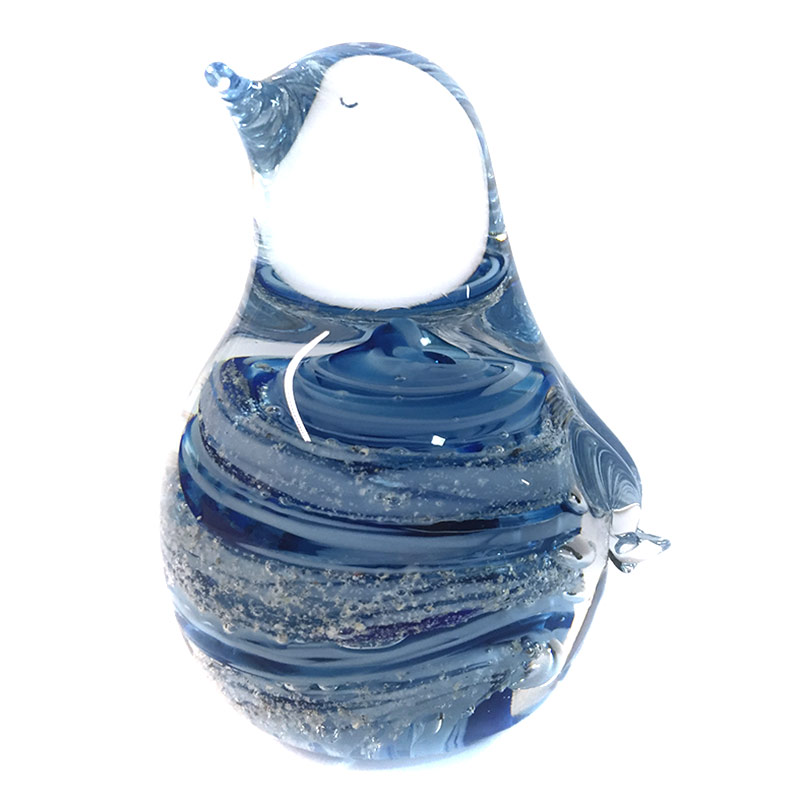 Cremation Ashes Glass Penguins
